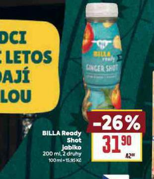 Akce BILLA READY SHOT JABLKO za 31,90 Kč | BILLA | 17. 9. - 23. 9. 2025 ...