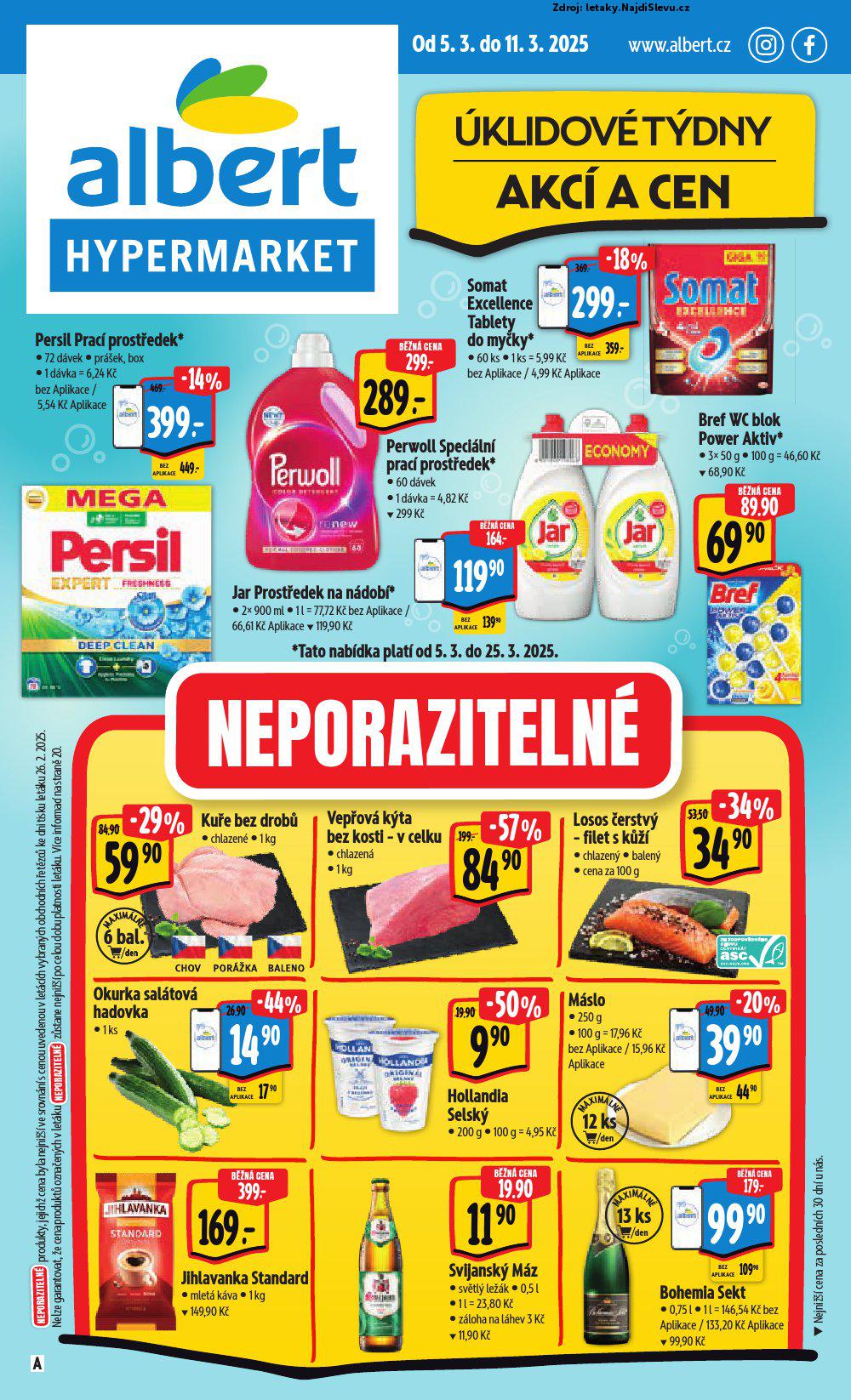 Albert hypermarket leták od 5.3. | NajdiSlevu.cz