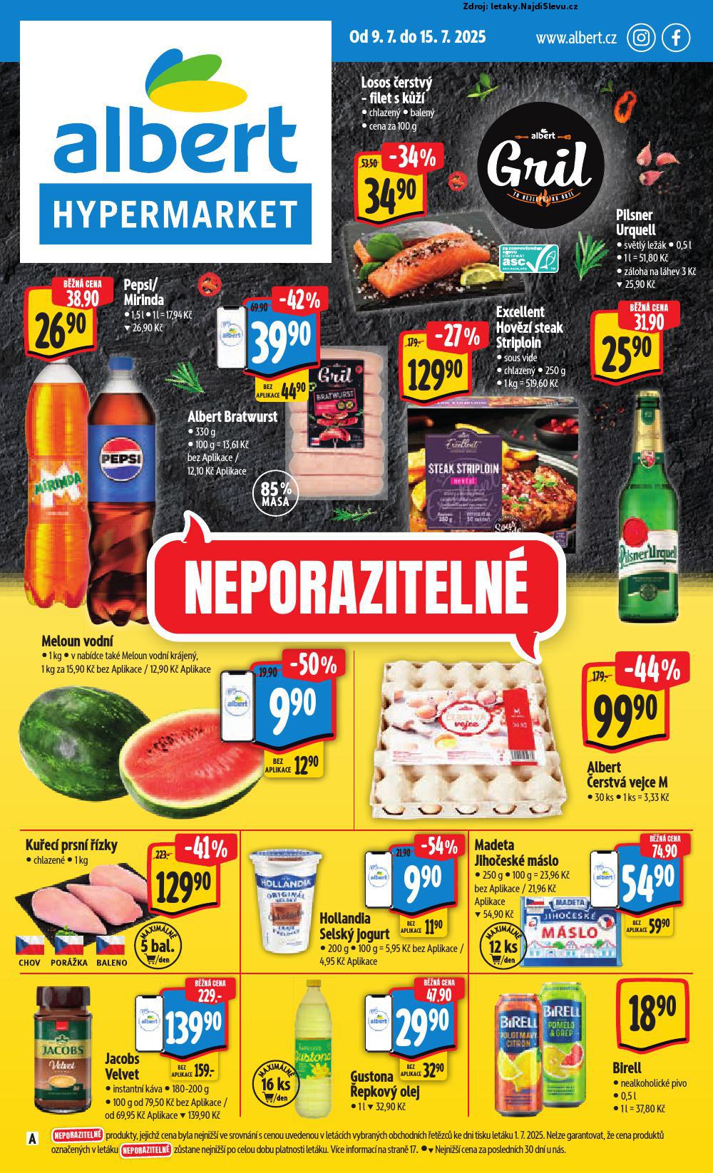 Albert hypermarket leták od 9.7. | NajdiSlevu.cz