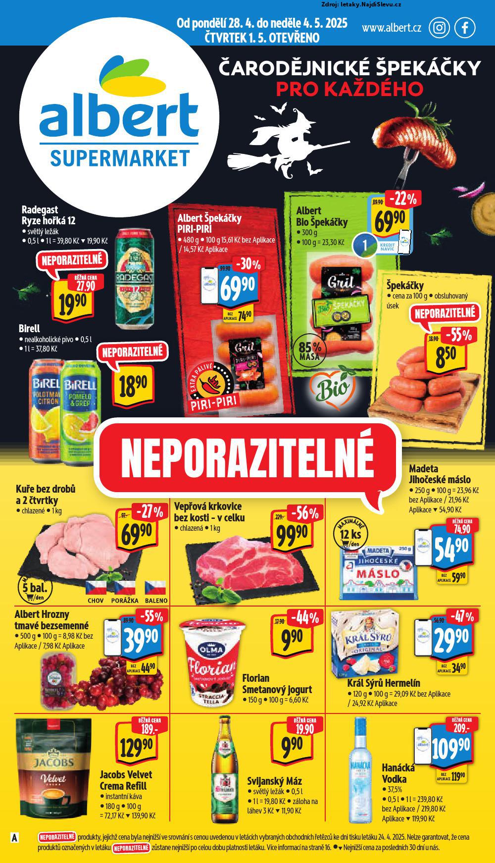 Albert supermarket leták od 28.4. | NajdiSlevu.cz
