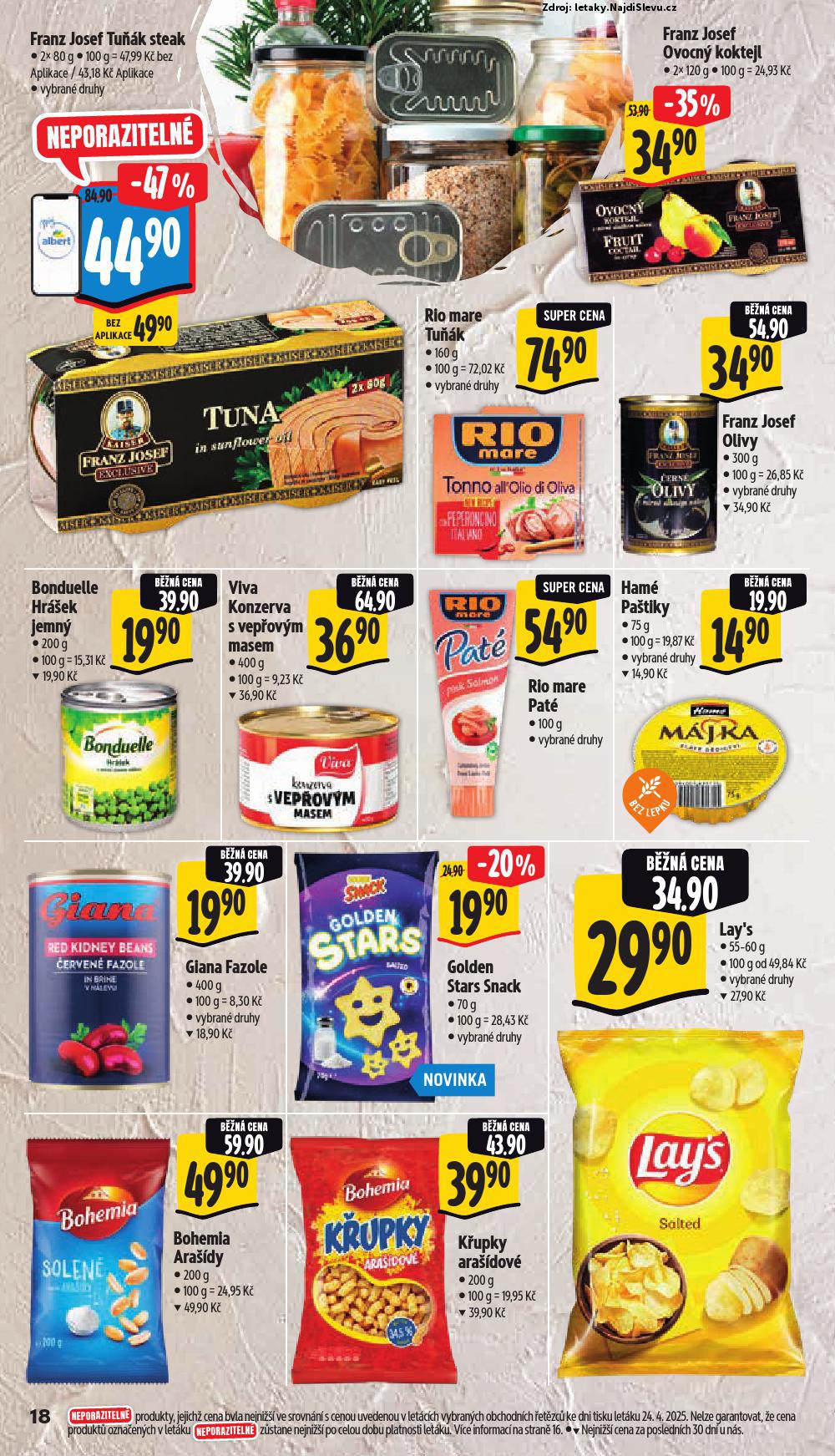 Albert supermarket leták - strana 25 | 28. 4. - 4. 5. 2025 | NajdiSlevu.cz