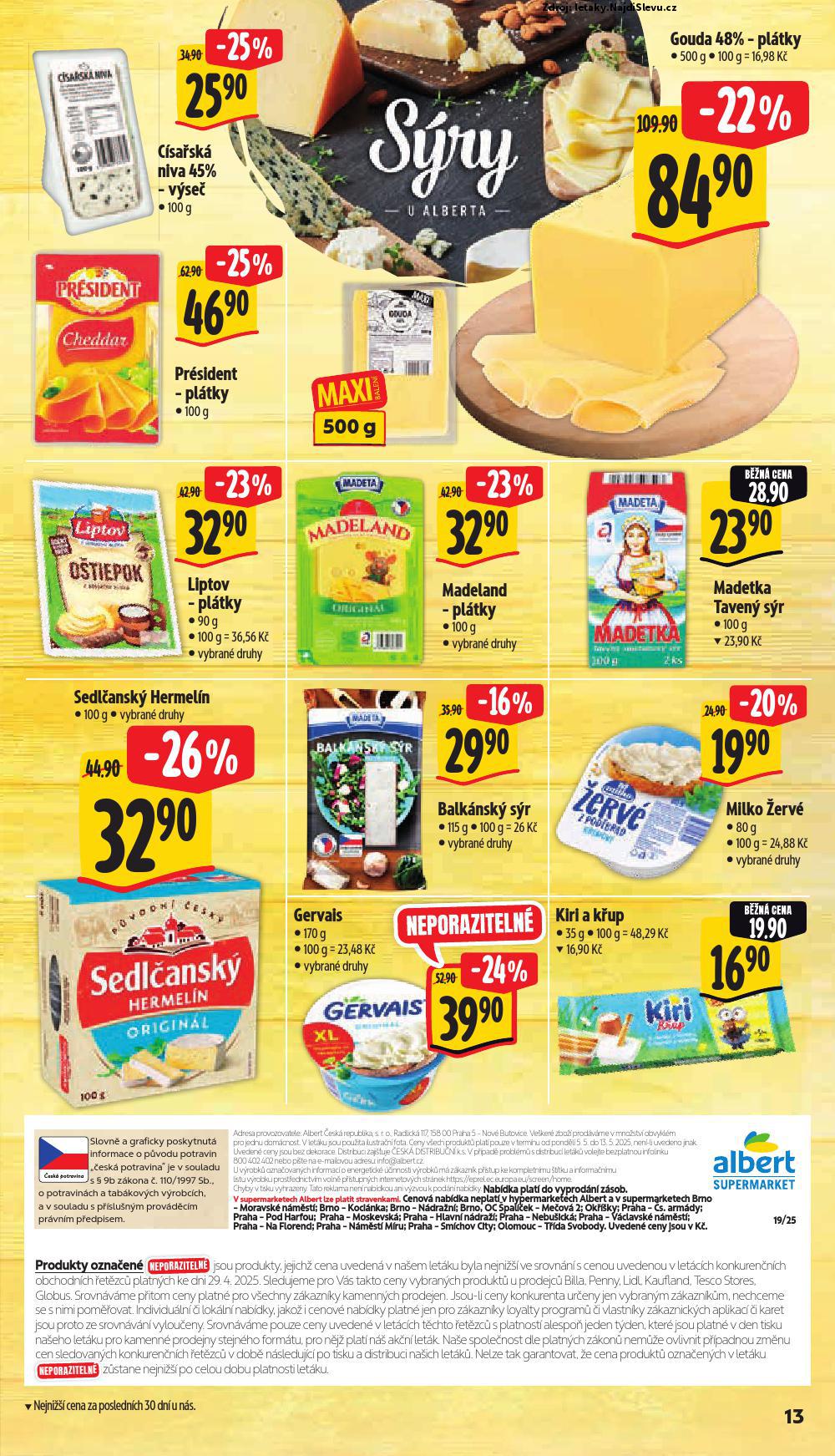 Albert supermarket leták od 5.5. | NajdiSlevu.cz