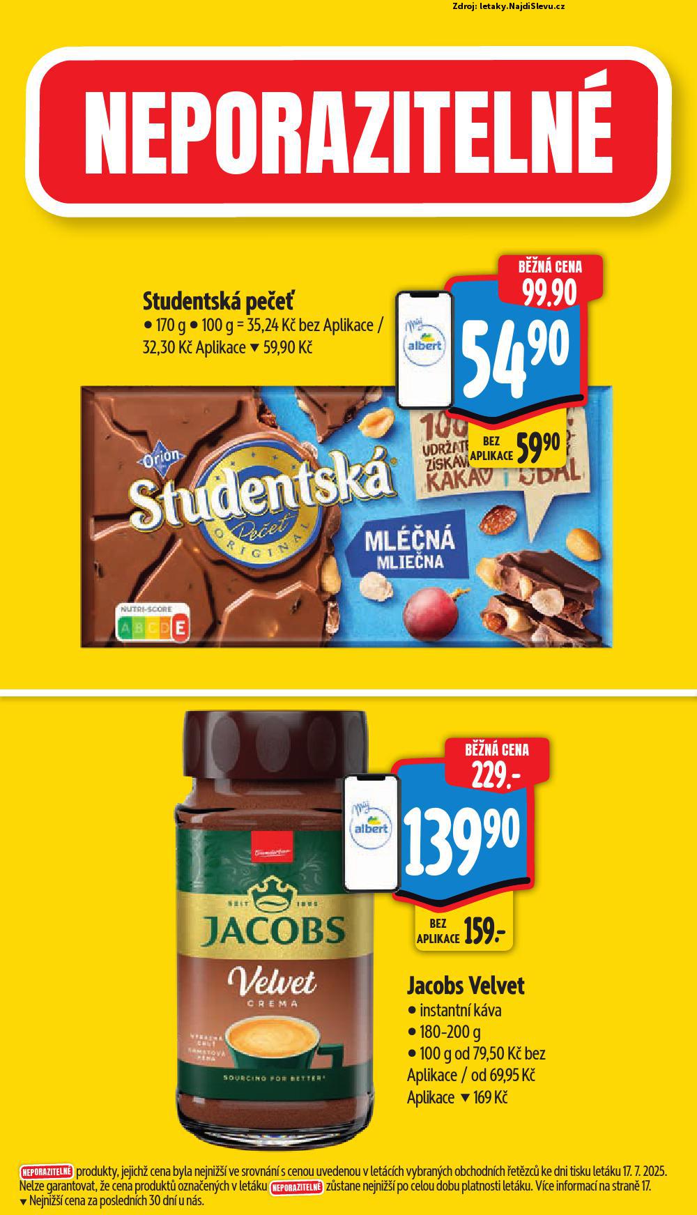Albert supermarket leták - strana 4 | 23. 7. - 29. 7. 2025 | NajdiSlevu.cz