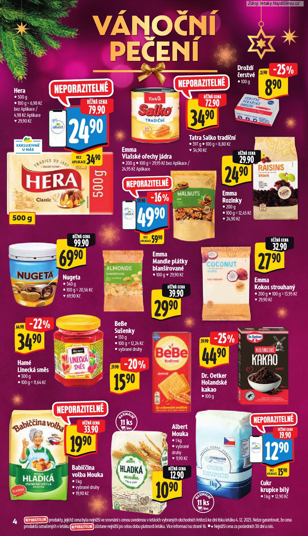 Albert supermarket leták od 10. 12. | NajdiSlevu.cz