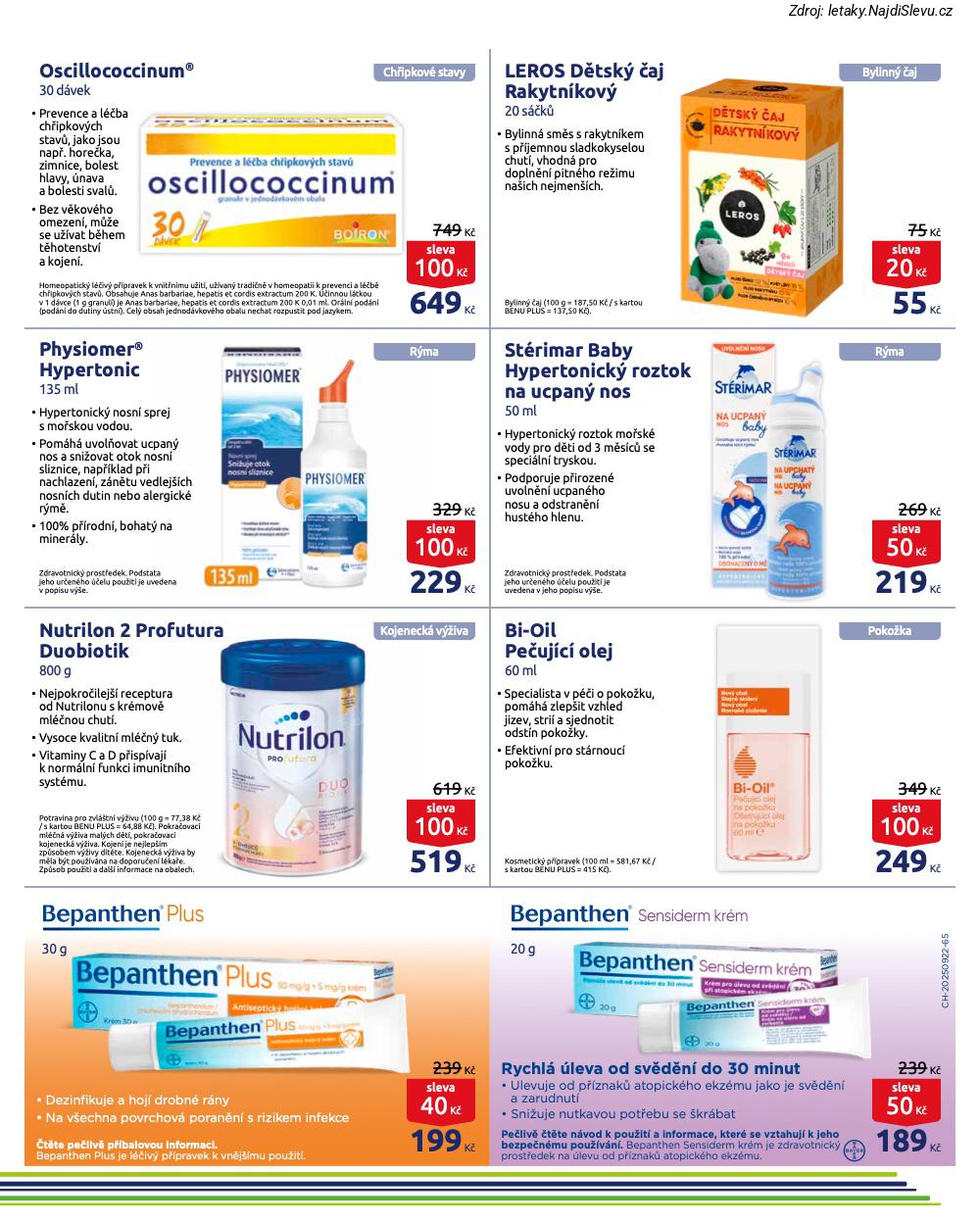 caj akce v letácích BENU - 1. strana | NajdiSlevu.cz