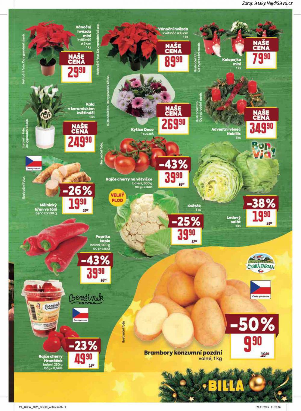 BILLA leták od 26.11. | NajdiSlevu.cz