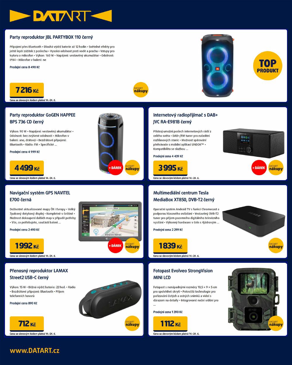 DATART leták od 17.6. | NajdiSlevu.cz