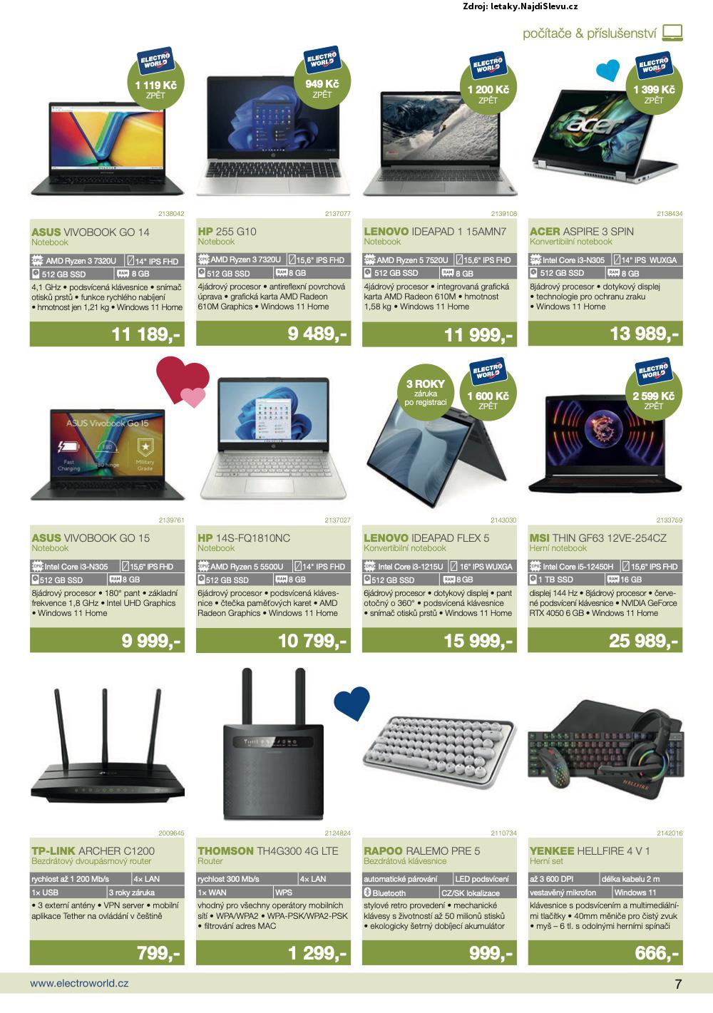 Electro World leták od 29.2. | NajdiSlevu.cz