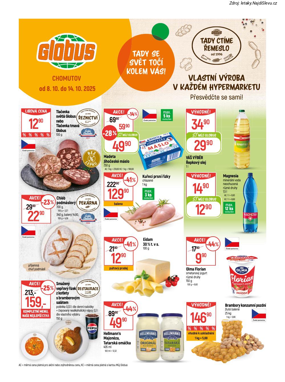 Globus leták od 8.10. | NajdiSlevu.cz