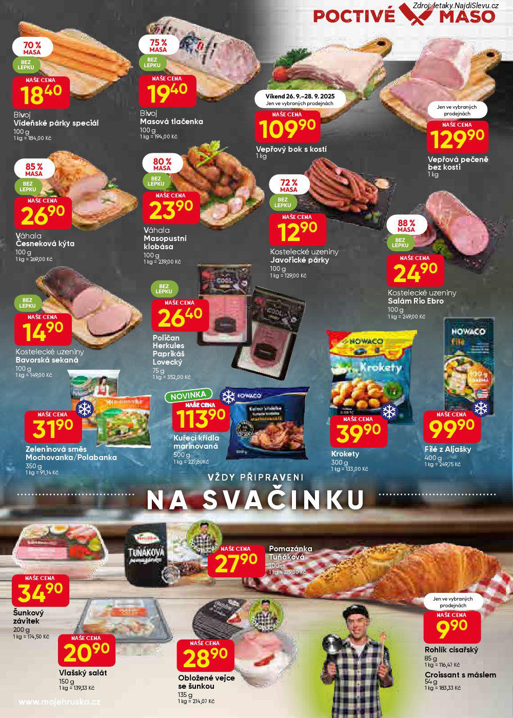 Hruška leták - strana 2 | 23. 9. - 29. 9. 2025 | NajdiSlevu.cz