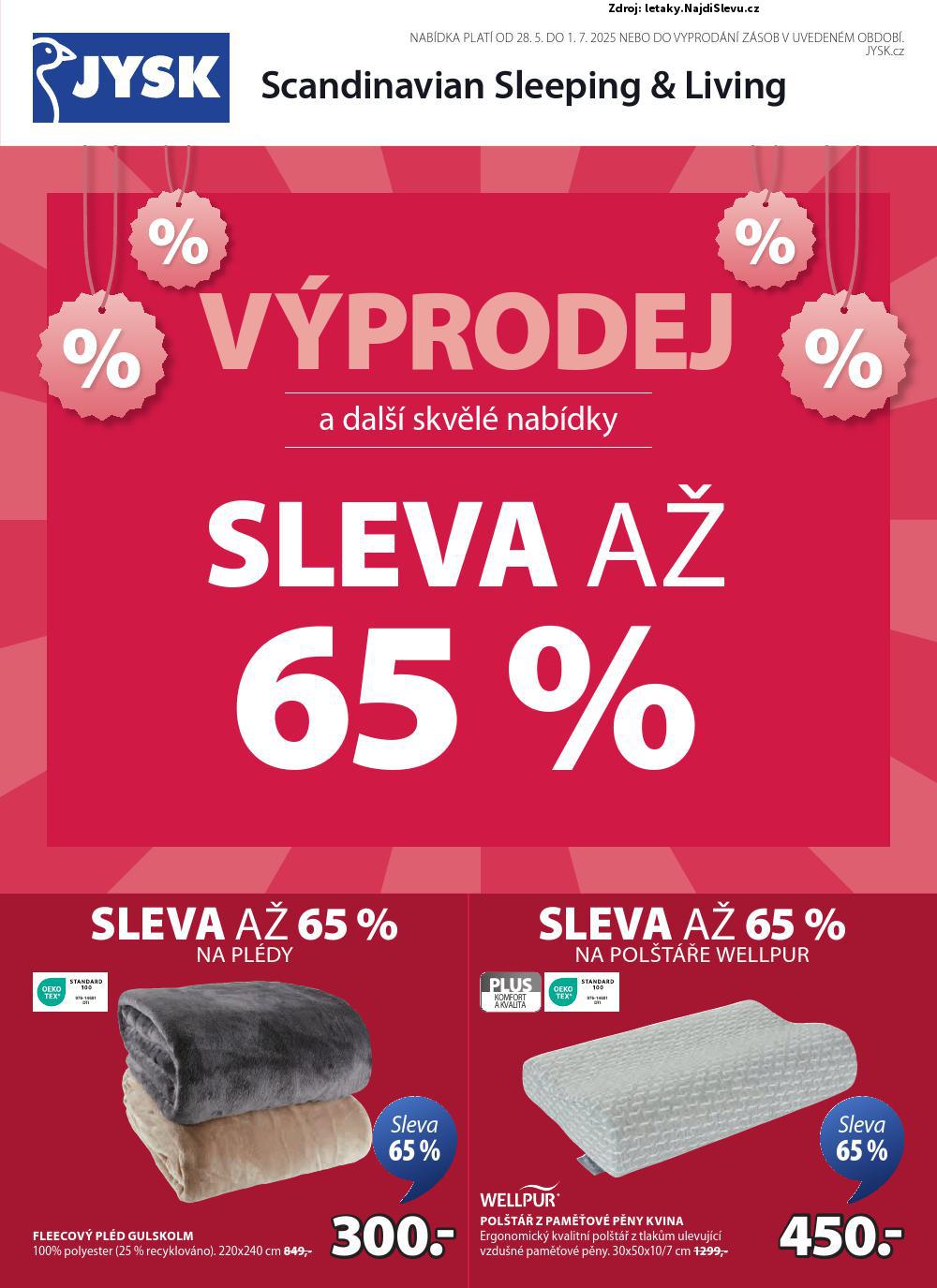 Jysk leták od 28.5. | NajdiSlevu.cz