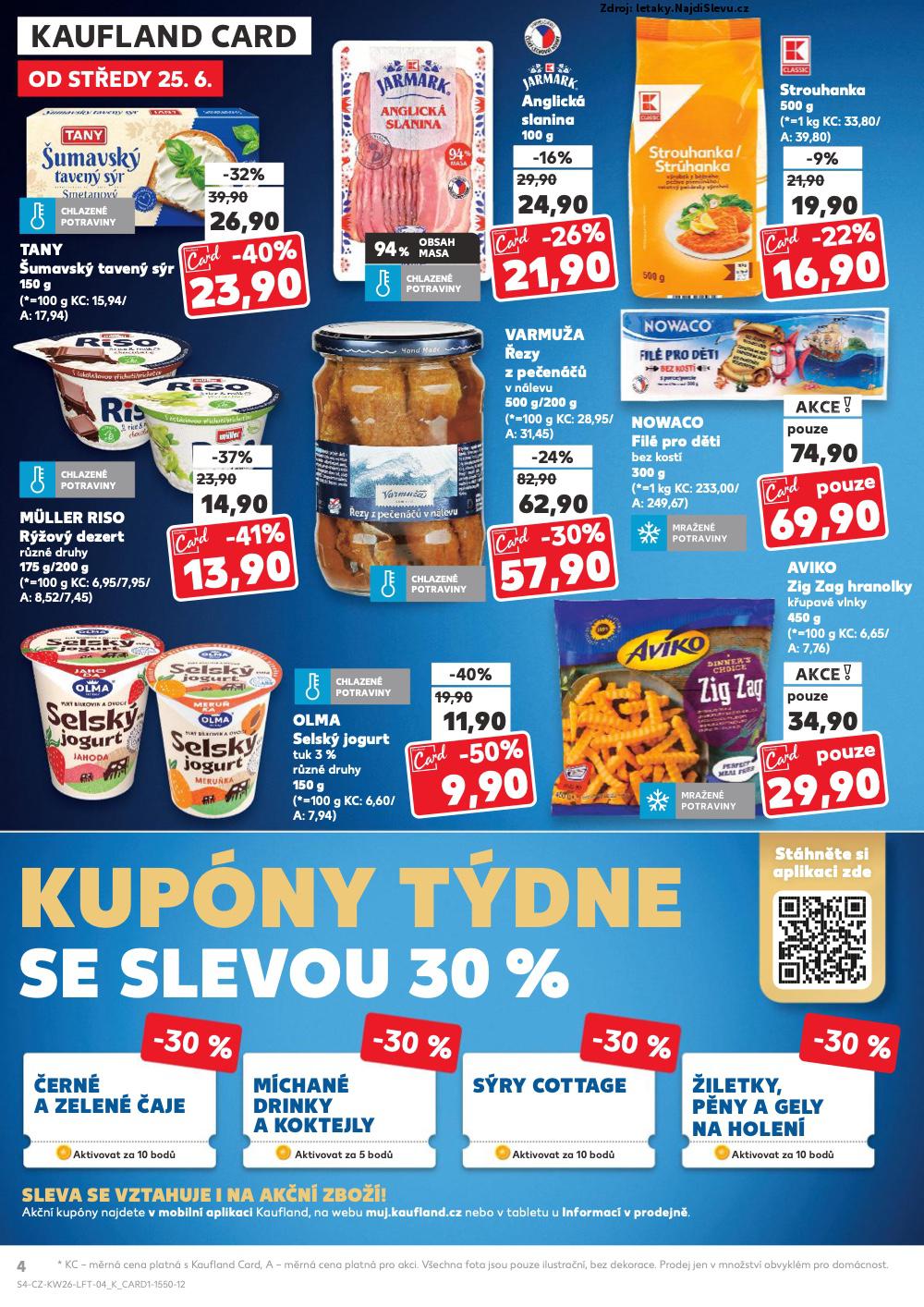 Kaufland leták - strana 4 | 25. 6. - 1. 7. 2025 | NajdiSlevu.cz