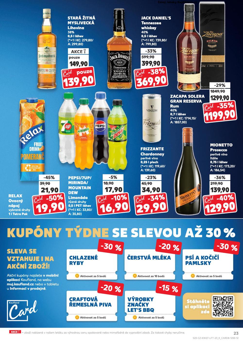Kaufland leták - strana 23 | 2. 7. - 8. 7. 2025 | NajdiSlevu.cz
