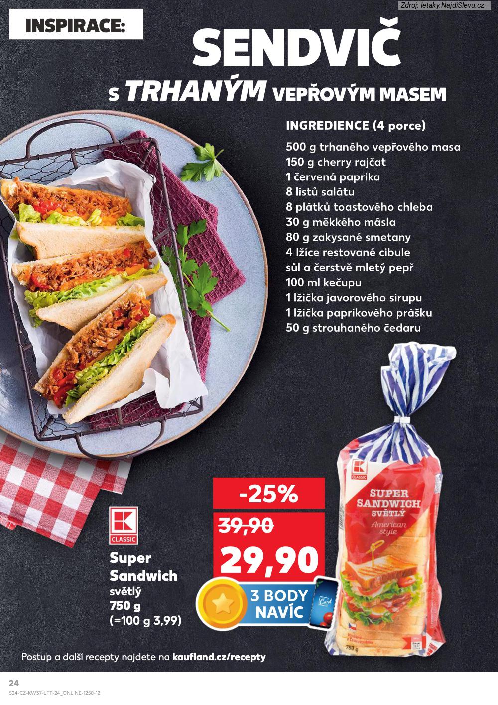 Kaufland leták - strana 24 | 10. 9. - 16. 9. 2025 | NajdiSlevu.cz