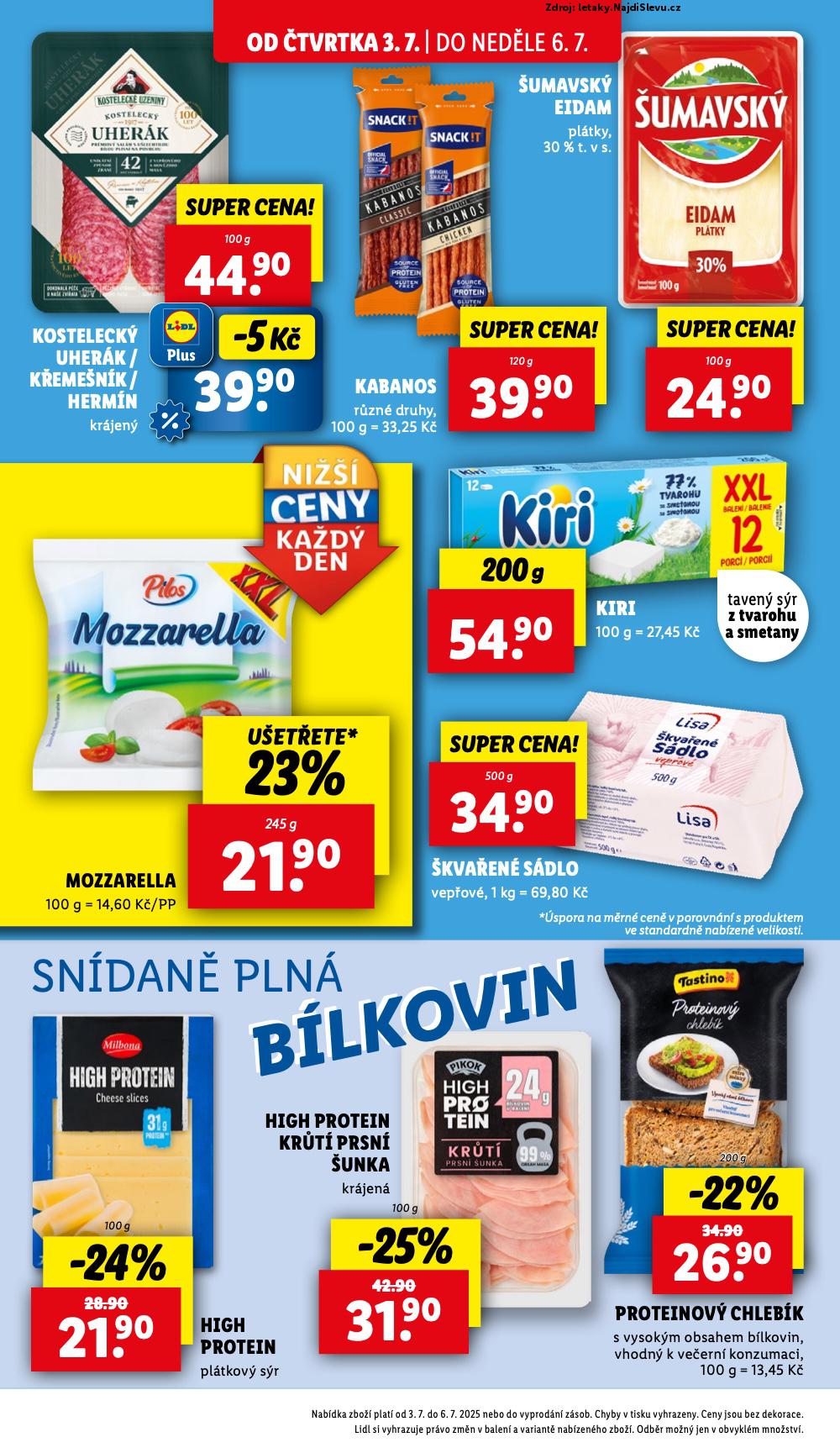 Lidl leták - strana 14 | 3. 7. - 6. 7. 2025 | NajdiSlevu.cz