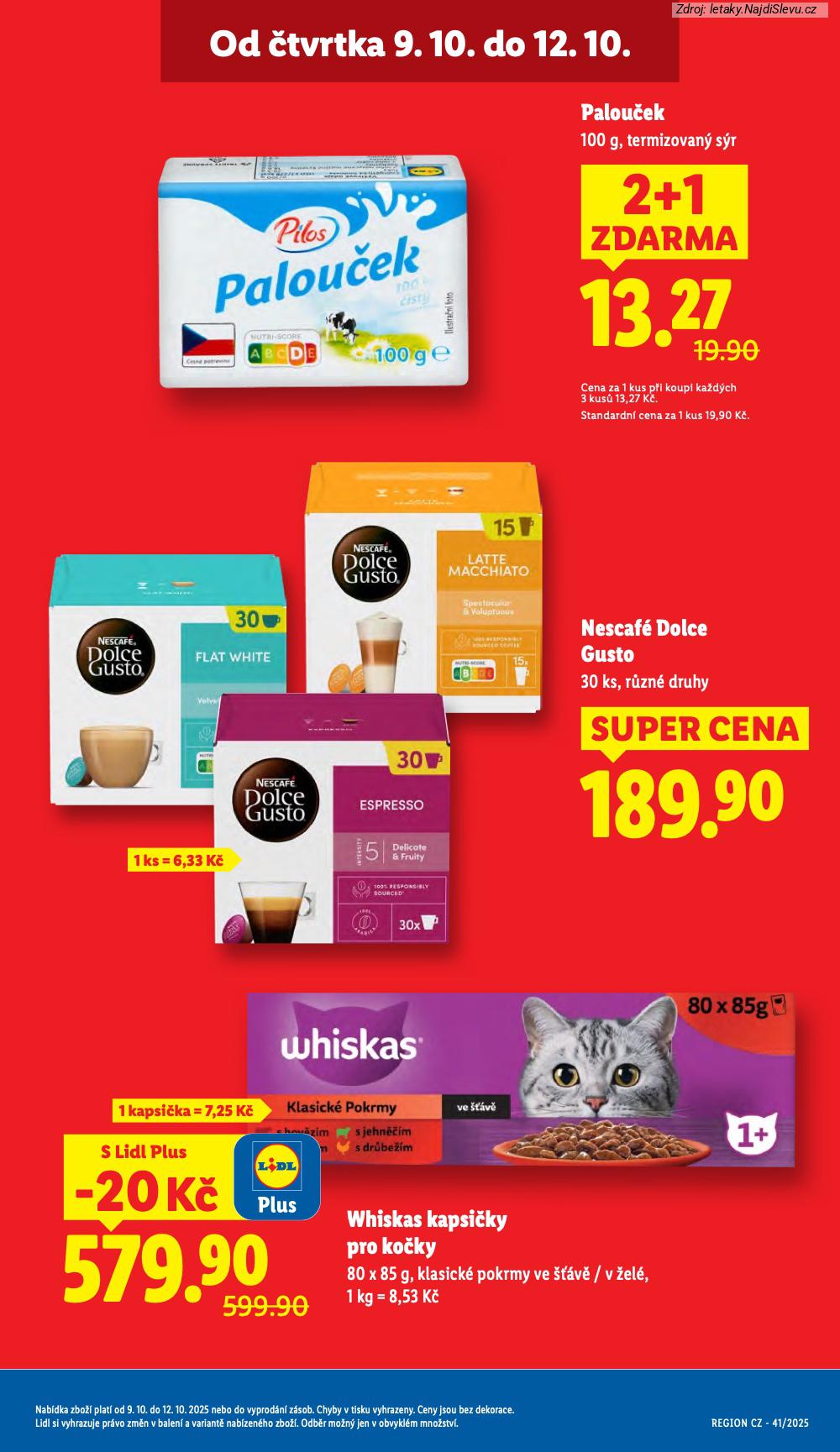 Lidl leták - strana 3 | 9. 10. - 12. 10. 2025 | NajdiSlevu.cz