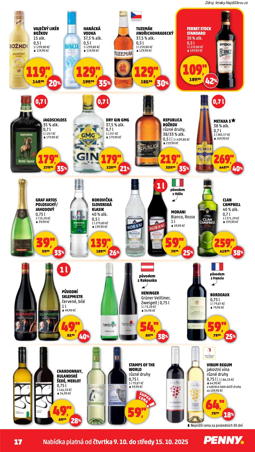 PENNY Market leták - strana 17 | 9. 10. - 15. 10. 2025 | NajdiSlevu.cz