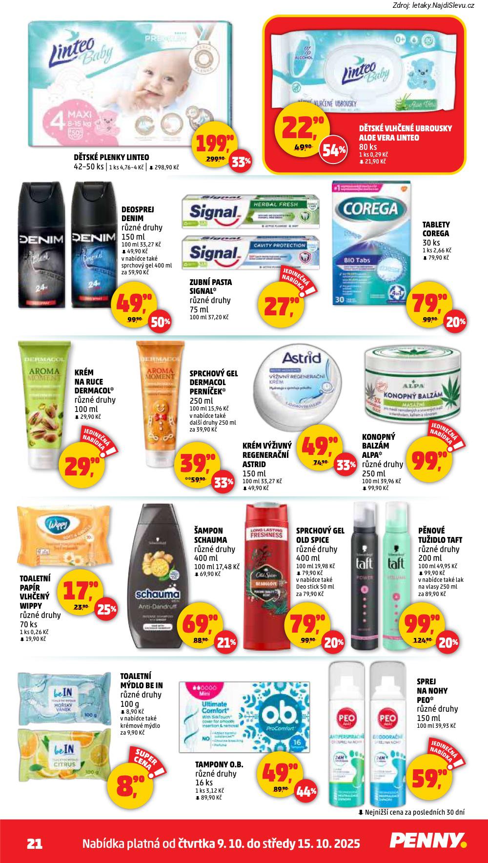 PENNY Market leták - strana 21 | 9. 10. - 15. 10. 2025 | NajdiSlevu.cz