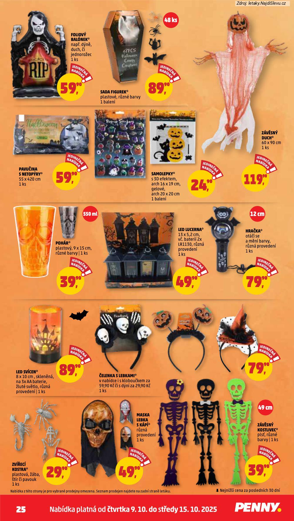 PENNY Market leták - strana 25 | 9. 10. - 15. 10. 2025 | NajdiSlevu.cz