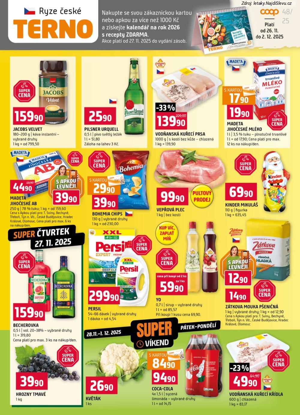 TERNO leták od 26.11. | NajdiSlevu.cz