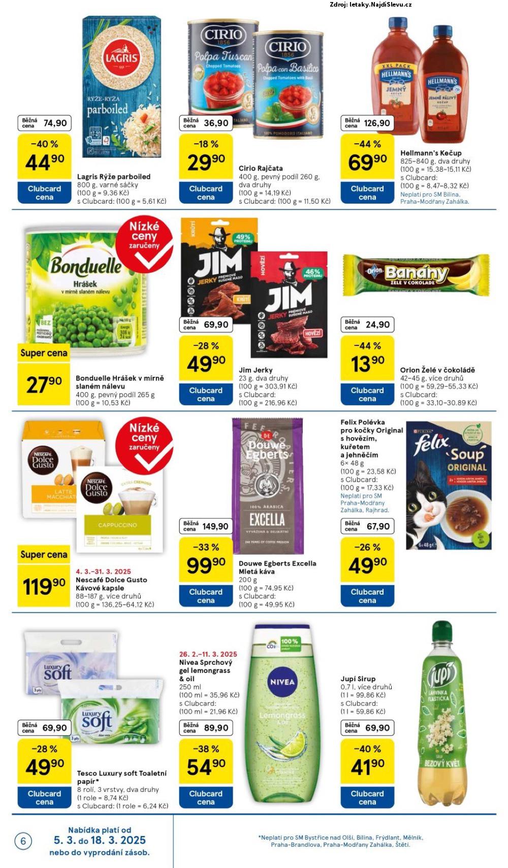 Tesco leták od 5.3. | NajdiSlevu.cz