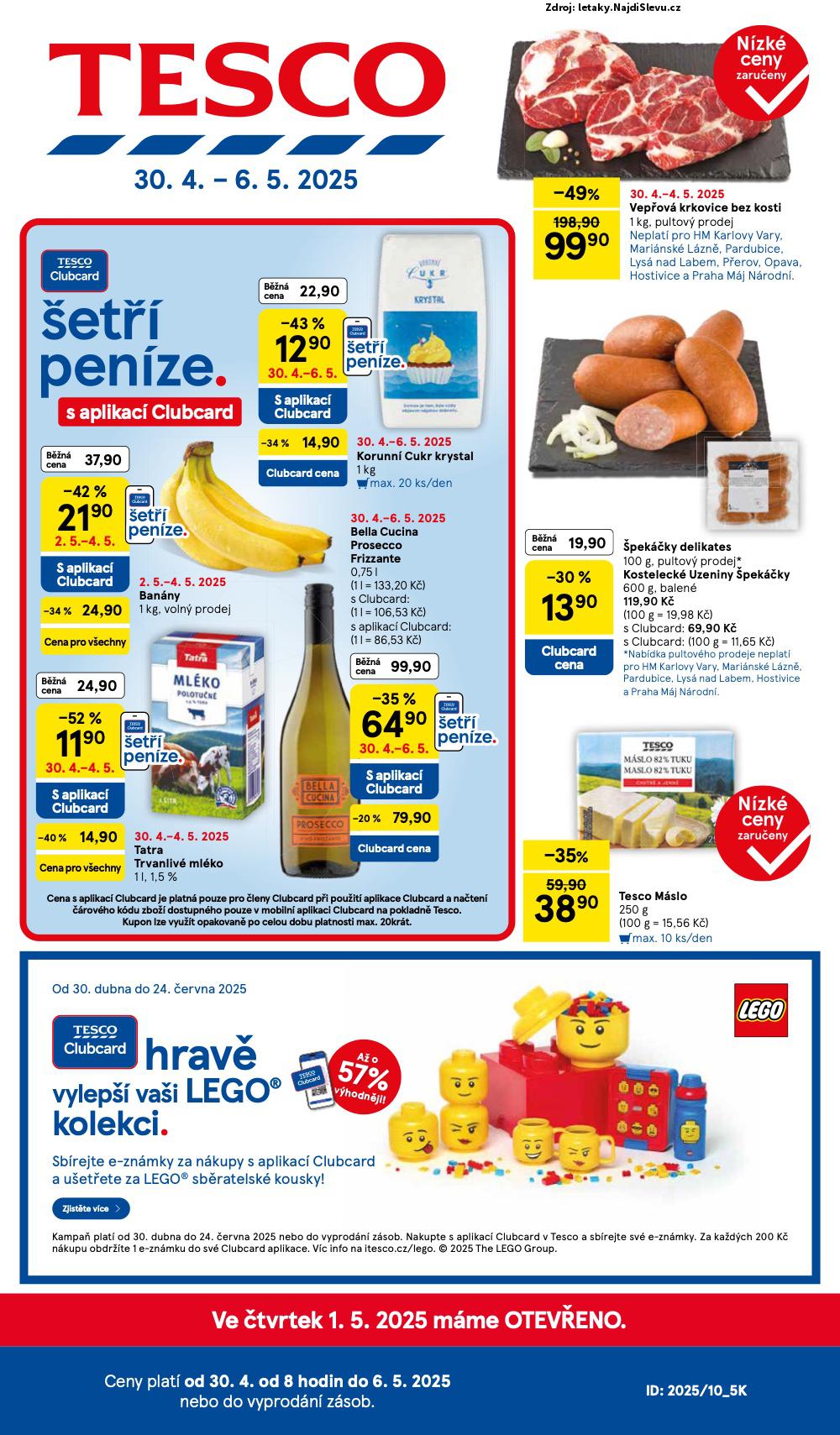 Tesco leták od 30.4. | NajdiSlevu.cz