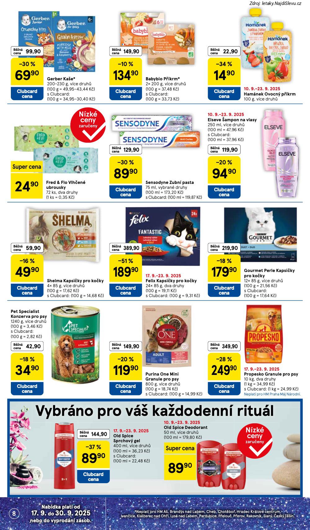 Tesco leták - strana 8 | 17. 9. - 23. 9. 2025 | NajdiSlevu.cz