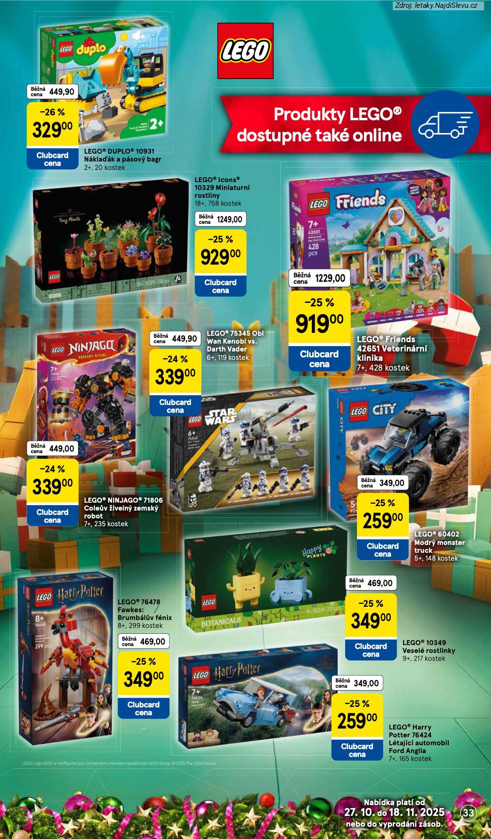 cukrovy vader lego akce v letácích - 1. strana | NajdiSlevu.cz