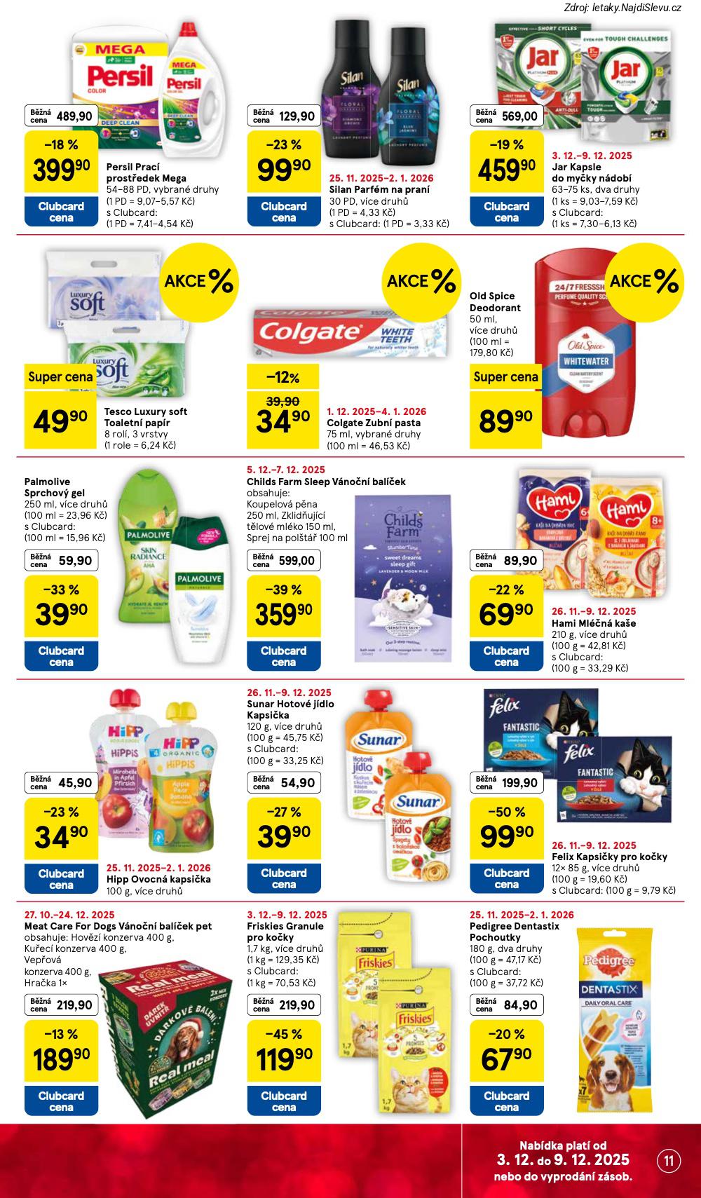 Tesco leták od 3. 12. Hypermarkety | NajdiSlevu.cz